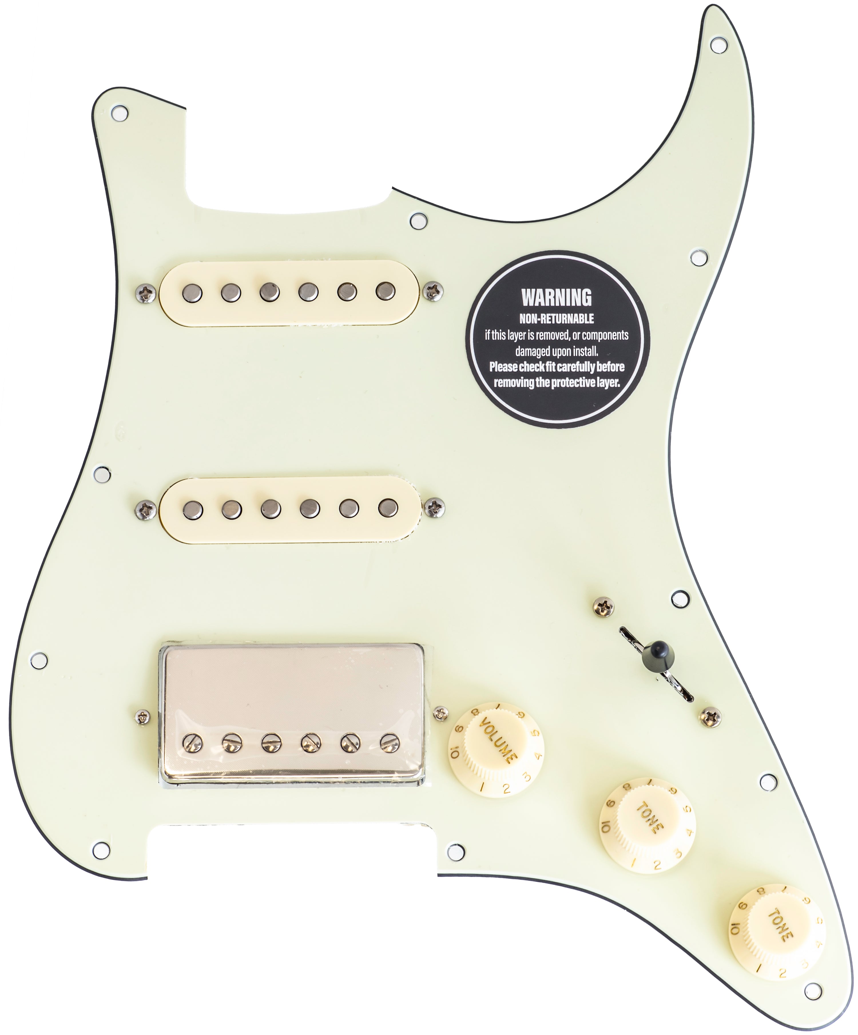 HSS Loaded Pickguard for Strat® | Custom Built by ObsidianWire