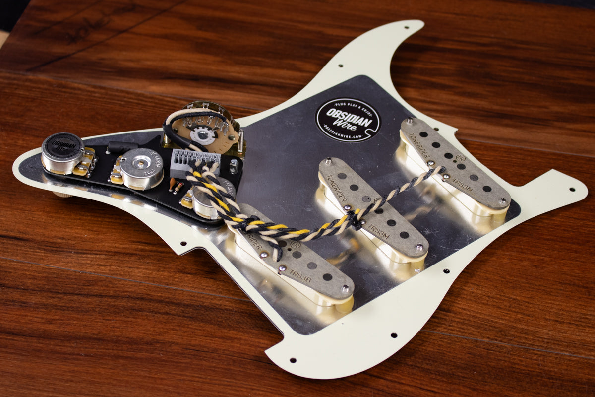 Loaded Pickguard for Strat® | Custom Built by ObsidianWire