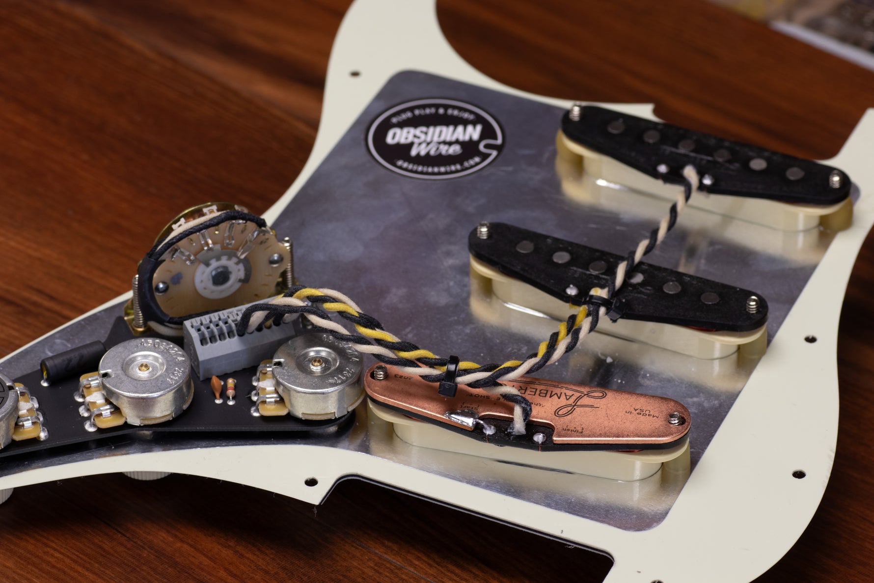 Loaded Pickguard for Strat® | Custom Built by ObsidianWire