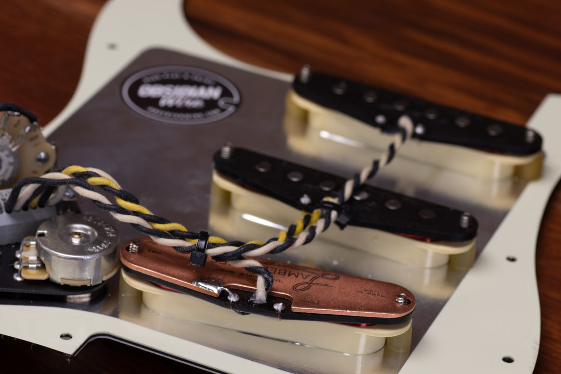 Custom Works: Loaded Pickguard for Strat® | Built for You by ObsidianWire
