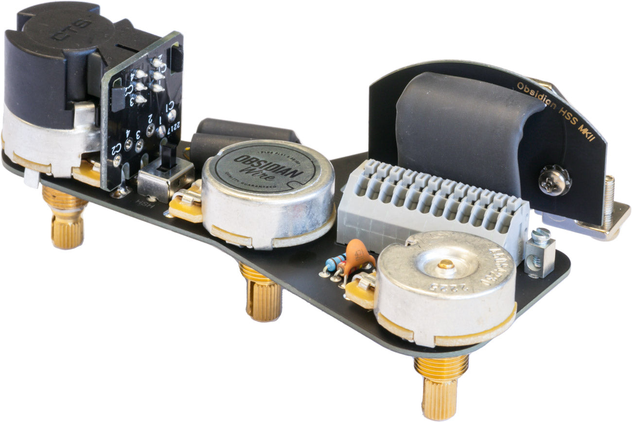 ObsidianWire HSS / HSH for Strat | HSS Strat Wiring Harness